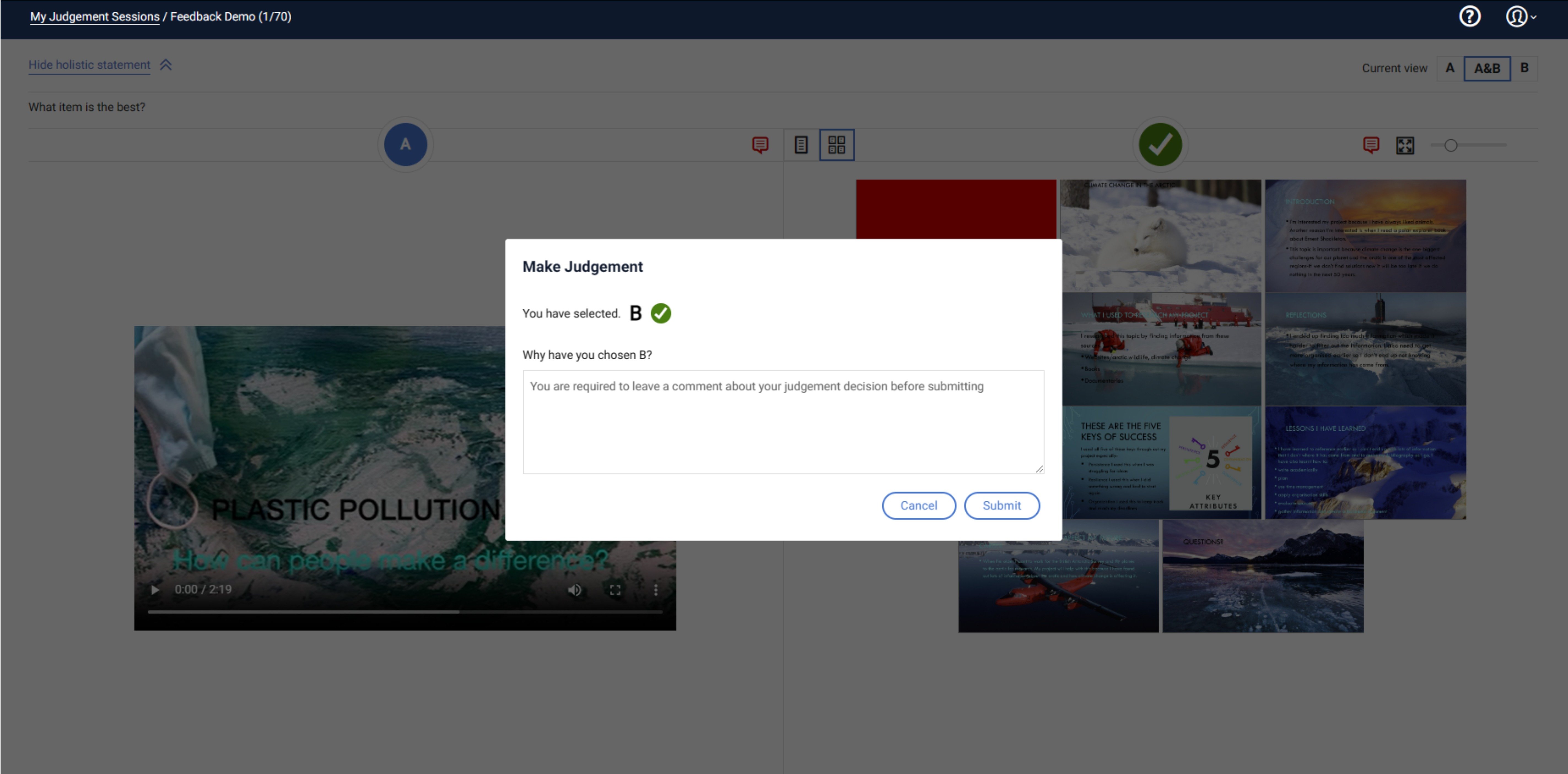 The benefits of adding comments and feedback to Comparative Judgement — RM Compare